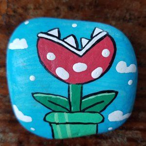 PaintedRoxRUs | Accents | Super Mario Bros Hand Painted Rock Set Ooak ...